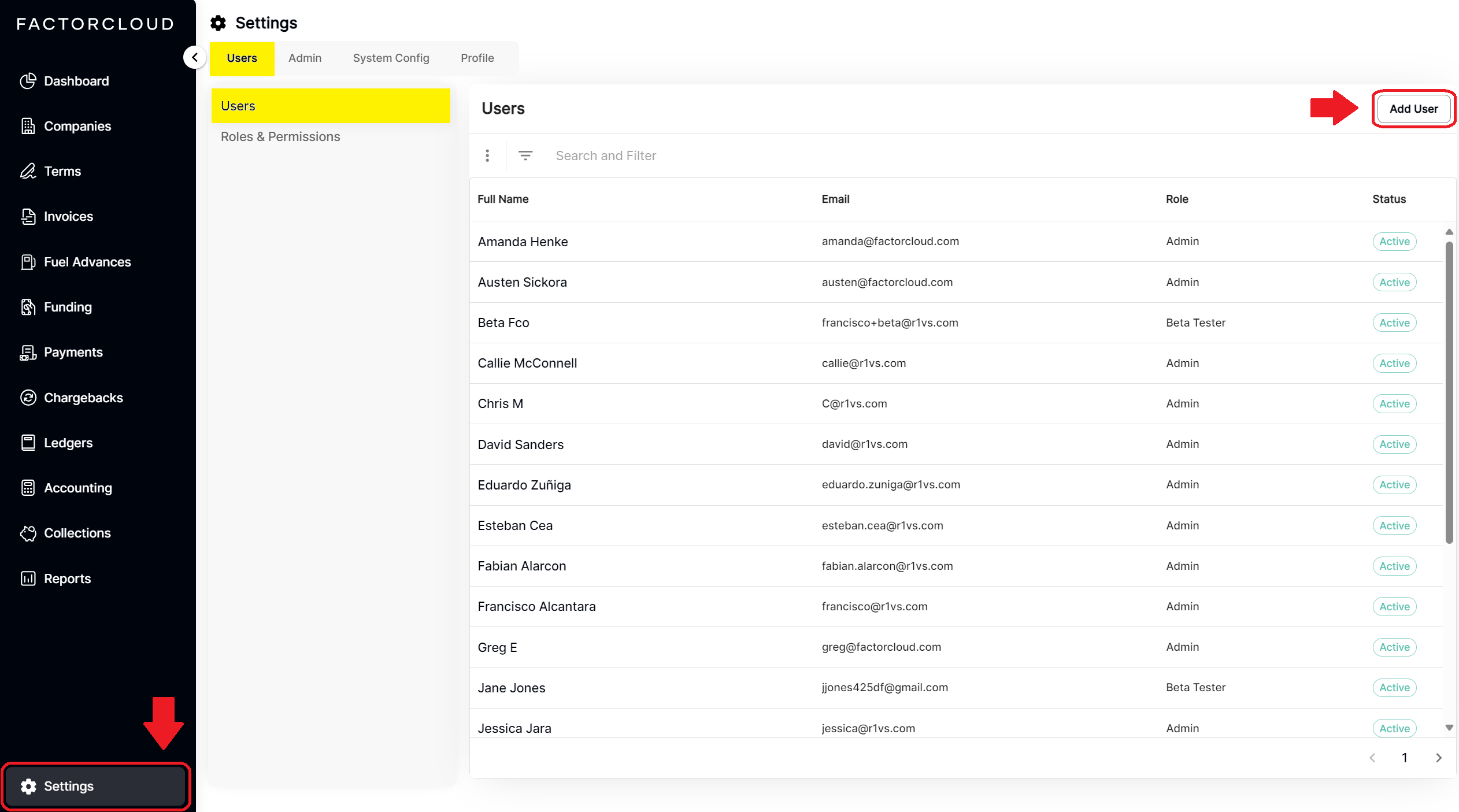How to Add Users – FactorCloud