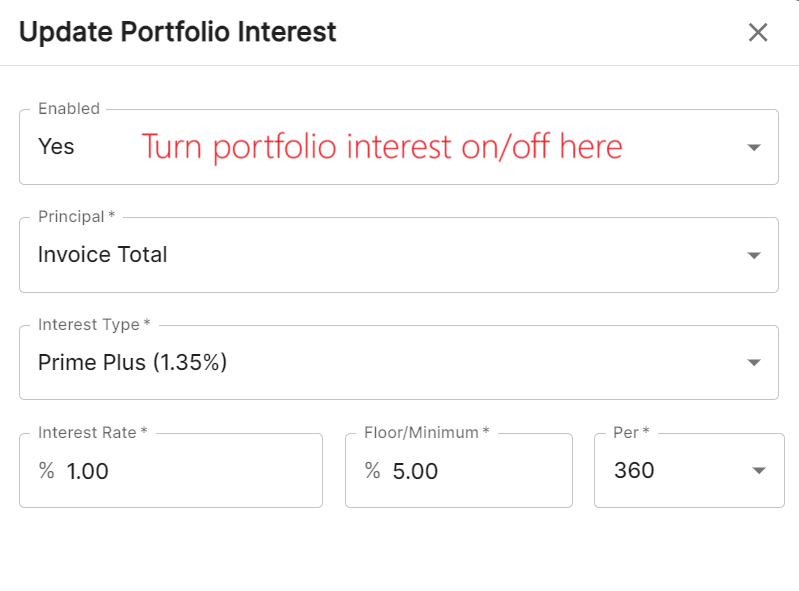 How To Manage Client Interest – FactorCloud