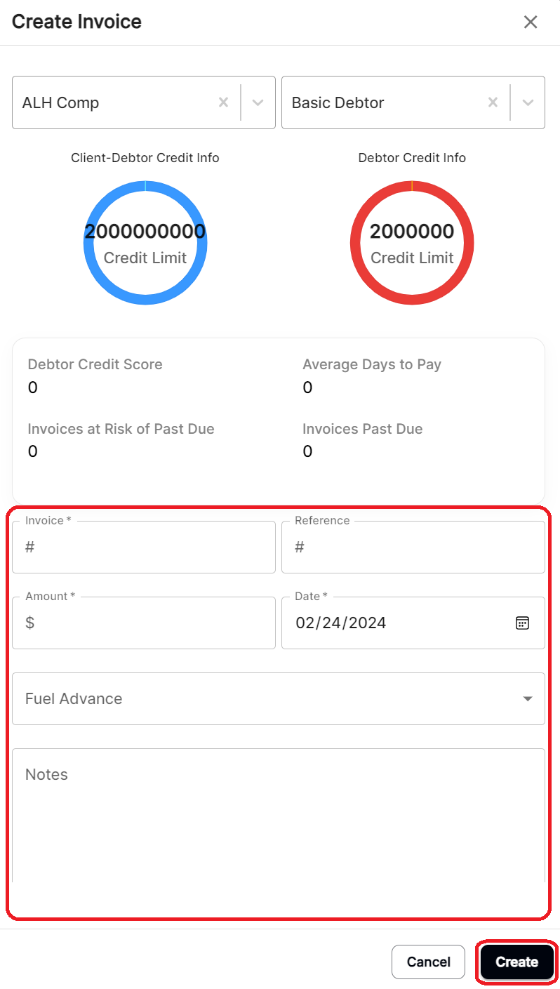 How To Manually Create Invoices – FactorCloud